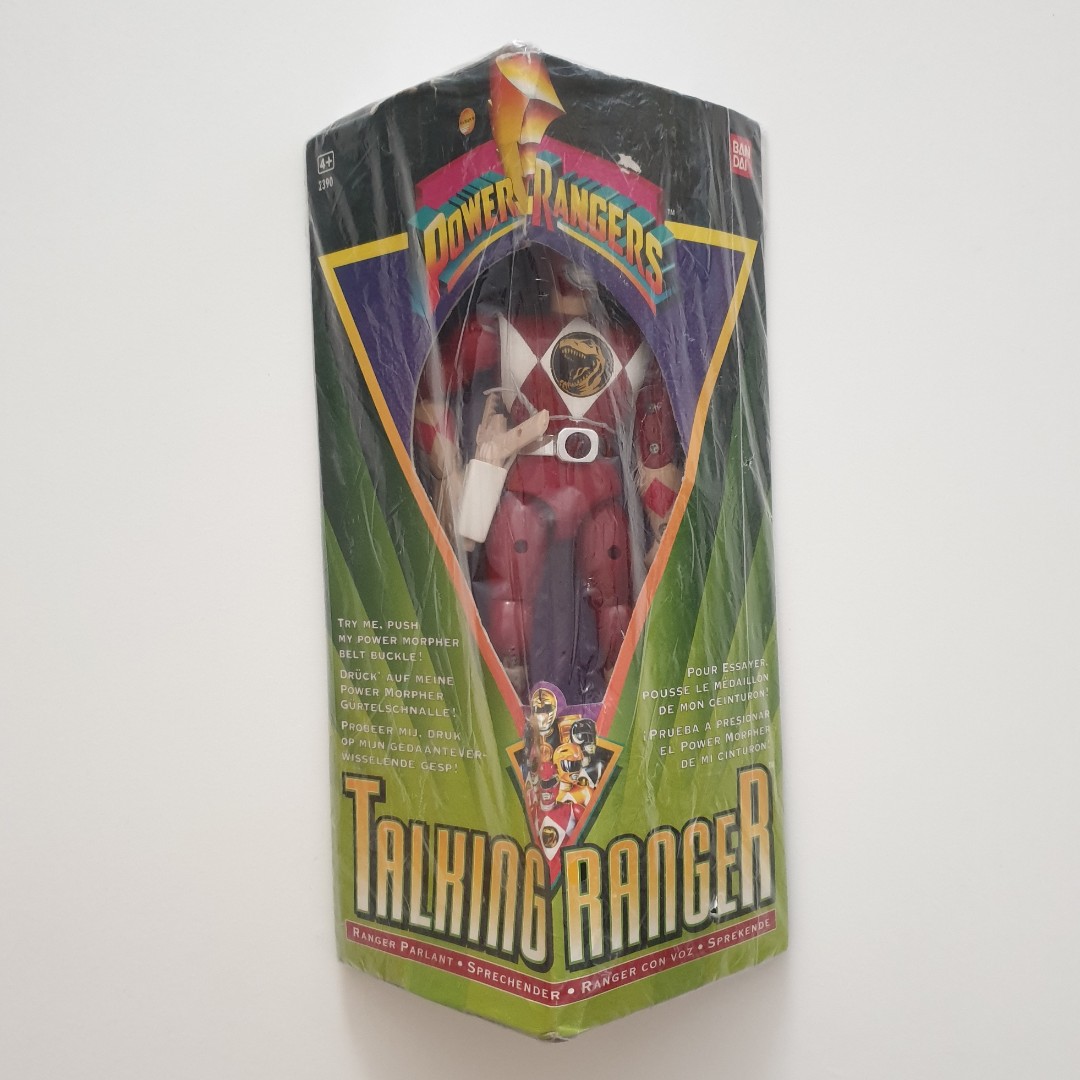 Power Rangers Red Ranger Figurine Vintage 1993 in Box Toei Company Ltd ...