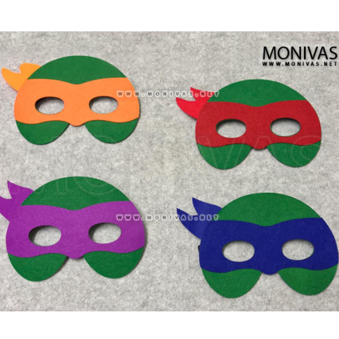 Purple Ninja Turtle Donatello Mask Superhero Event Cosplay Party ...