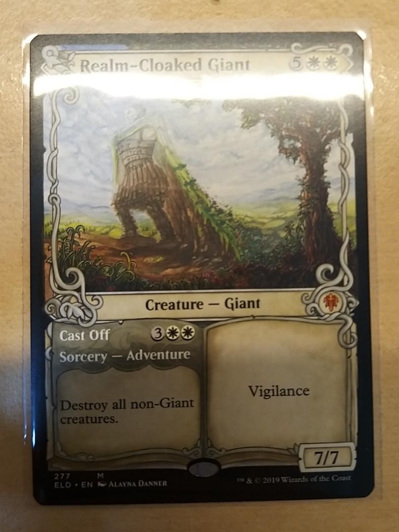 Realm Cloaked Giant (showcase) MTG, Hobbies & Toys, Toys & Games on ...