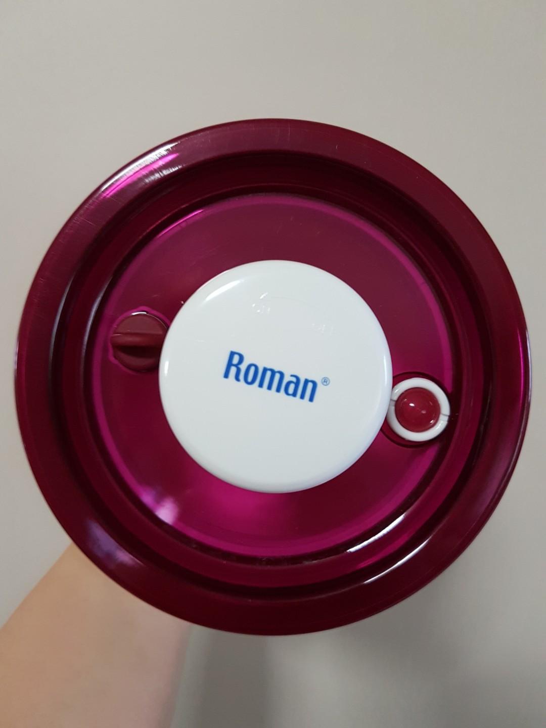 Roman Bone Porcelain Double Vacuum Sealed Canister, Furniture & Home ...