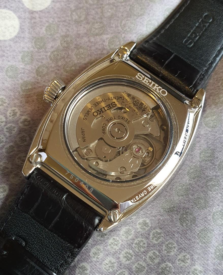Seiko Presage Enamel Tonneau Automatic, Luxury, Watches on Carousell
