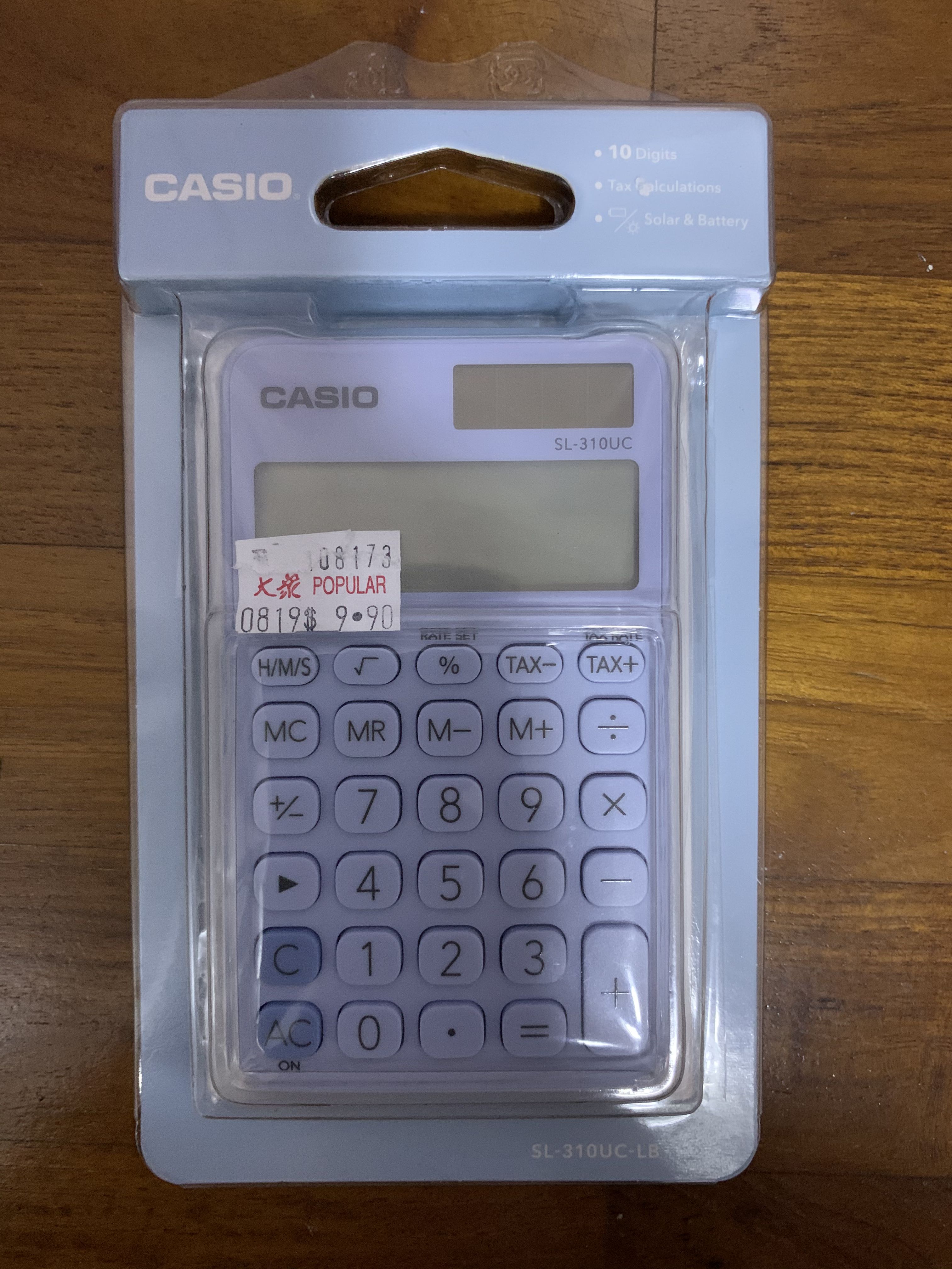SMALL BABY BLUE CASIO CALCULATOR, Mobile Phones & Gadgets, Wearables ...