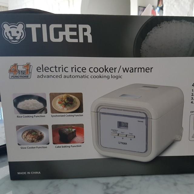 Tiger electric rice cooker/warmer, TV & Home Appliances, Kitchen ...