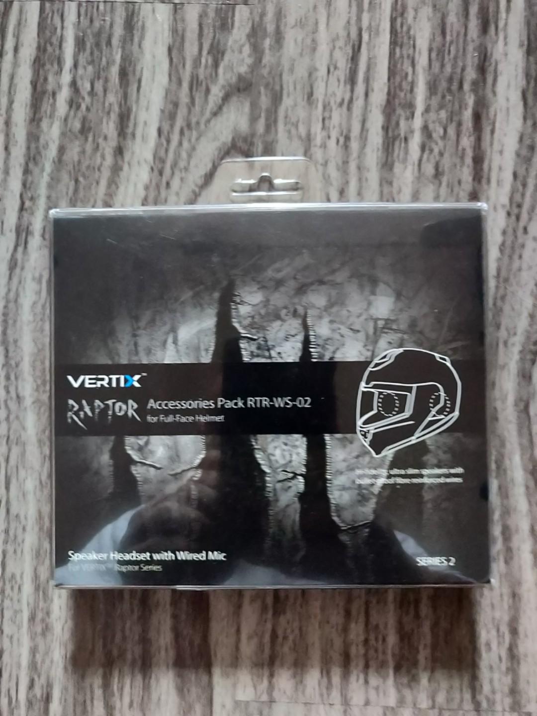 Vertix Raptor-i wireless helmet communicator with accessories pack ...