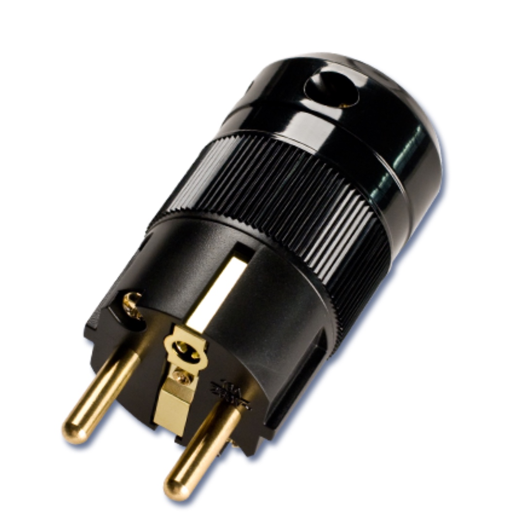 WATTGATE 360i BRASS CLASSIC SERIES SCHUKO 2-PIN POWER CONNECTOR, Audio ...