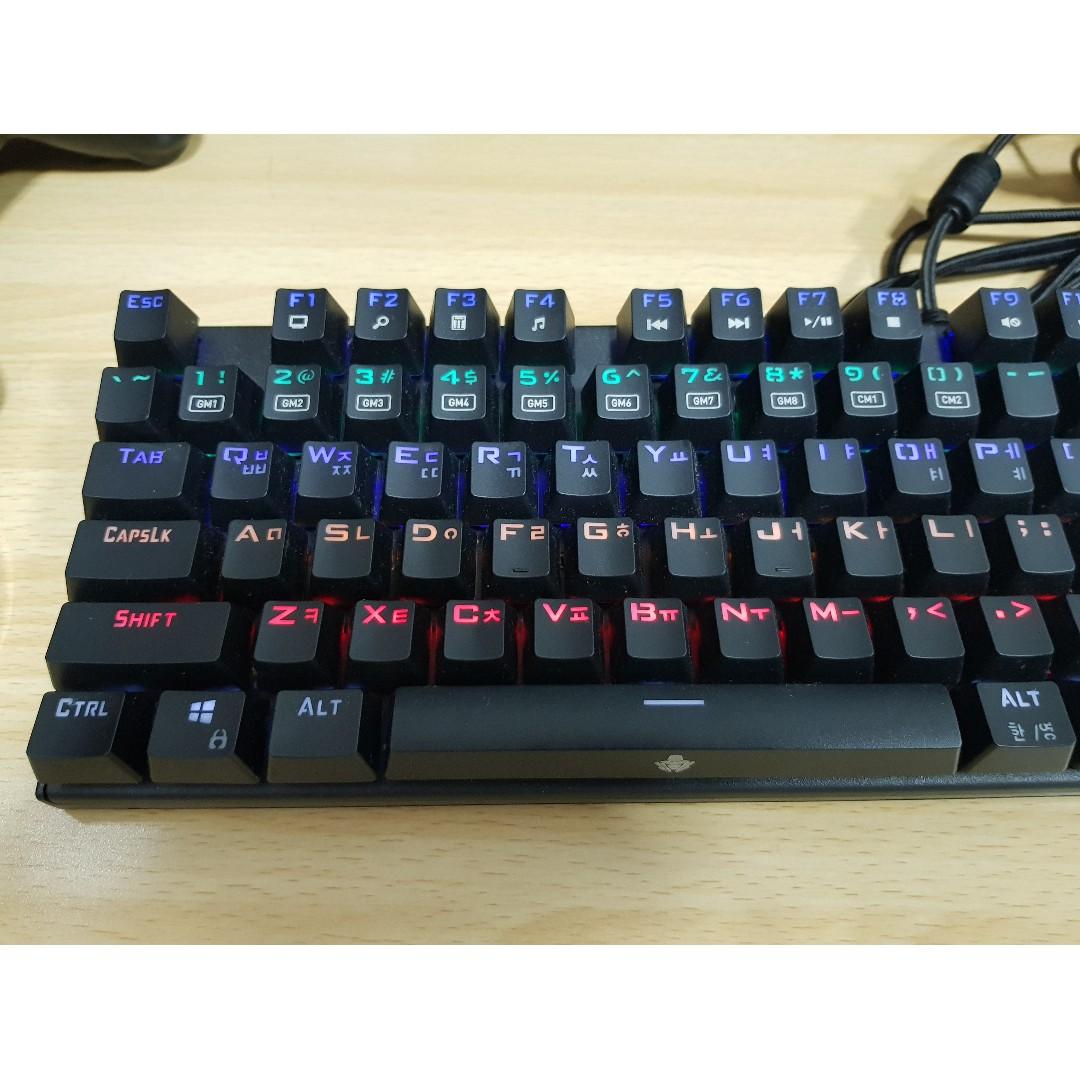 ABKO K640 QUICK SWAP Switch Mechanical Custom Keyboard Rainbow LED NKEY ...