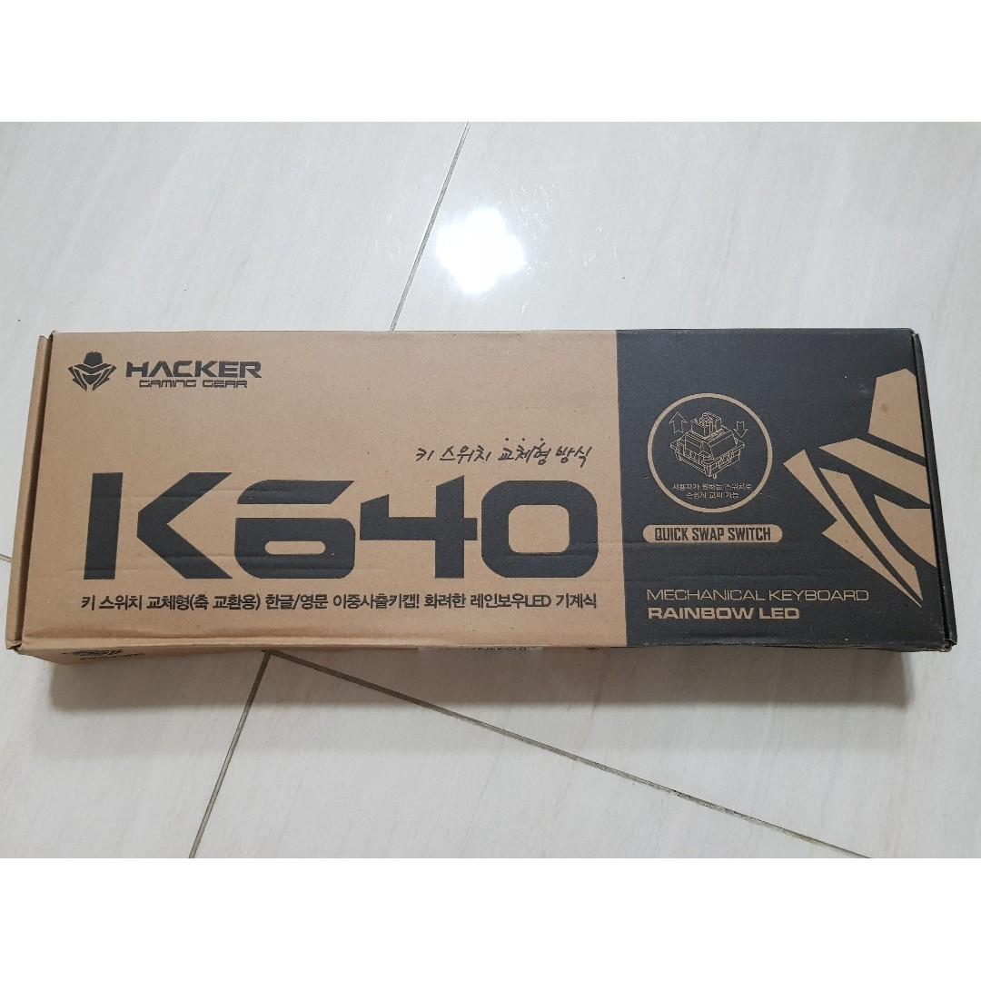 ABKO K640 QUICK SWAP Switch Mechanical Custom Keyboard Rainbow LED NKEY-Rollover, Computers ...