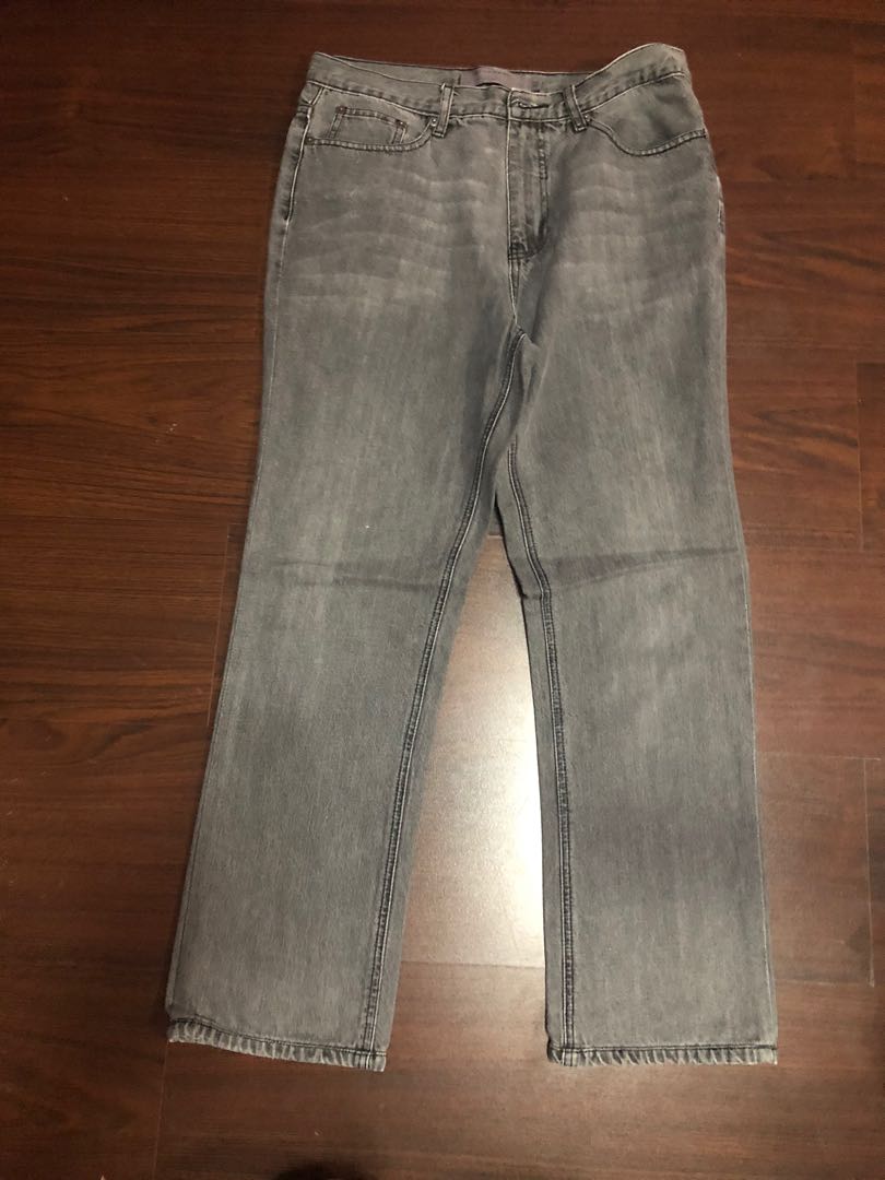 Acid Wash Grey Jeans (For men), Women's Fashion, Bottoms, Jeans on ...