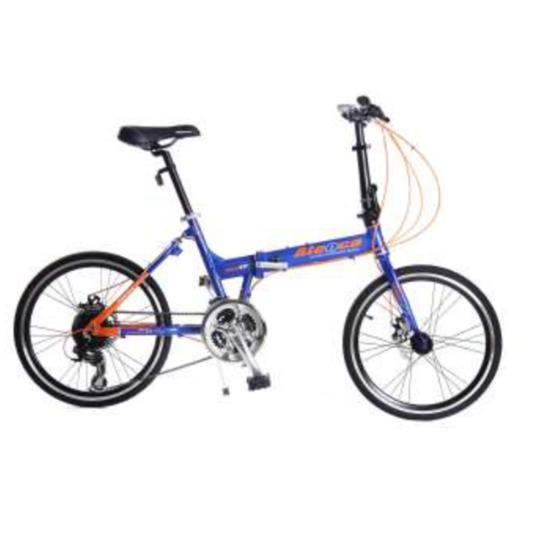 Aleoca 20" Full Aluminium Alloy Folding BIke XTF15 (Blue/Orange ...
