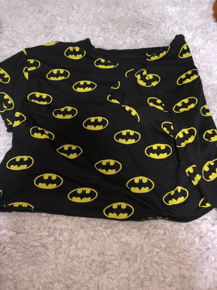 Batman crop top, Women's Fashion, Tops, Sleeveless on Carousell