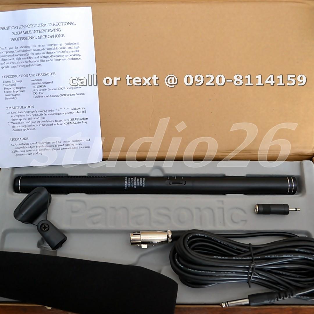boom condenser mic. shotgun mic overhead mic, Audio, Microphones on ...