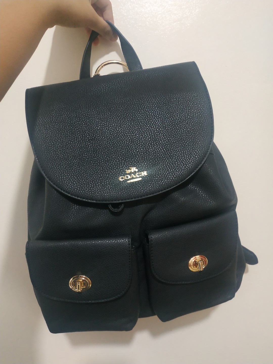 Coach leather backpack, Women's Fashion, Bags & Wallets, Backpacks on ...