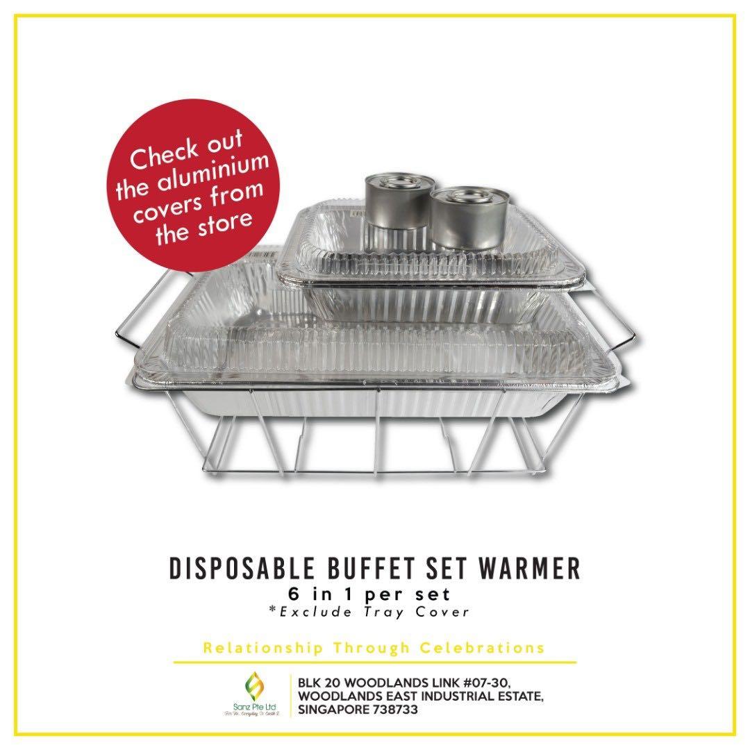 Disposable Buffet Set (6 in 1), Furniture & Home Living, Kitchenware ...