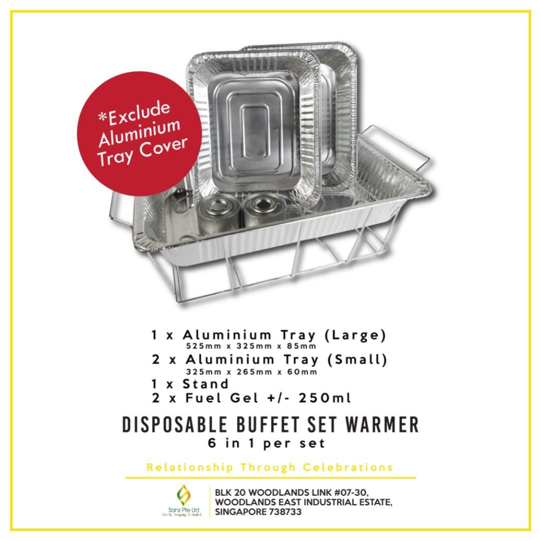 Disposable Buffet Set (6 in 1), Furniture & Home Living, Kitchenware ...