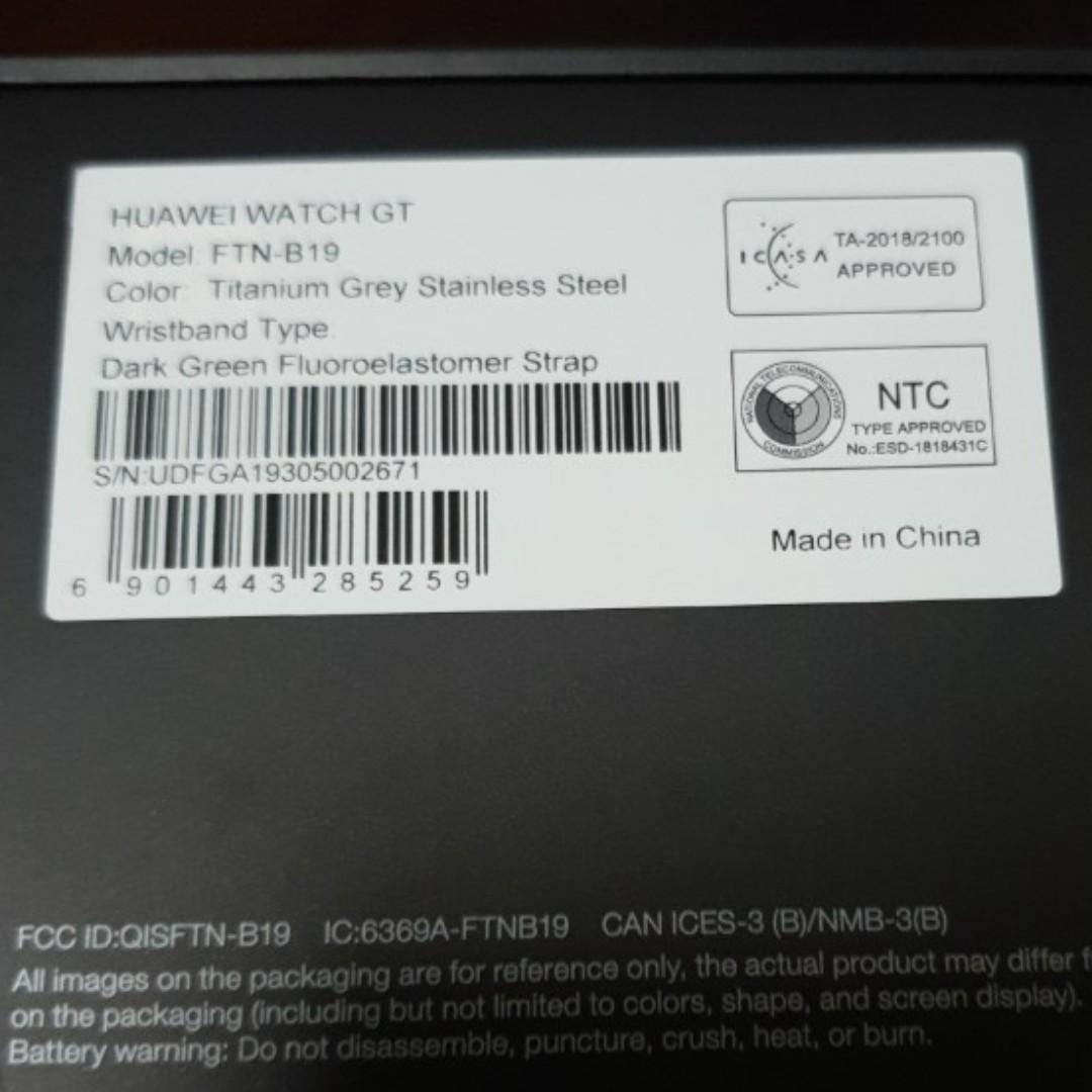 HUAWEI WATCH GT-A27, Mobile Phones & Gadgets, Wearables & Smart Watches ...