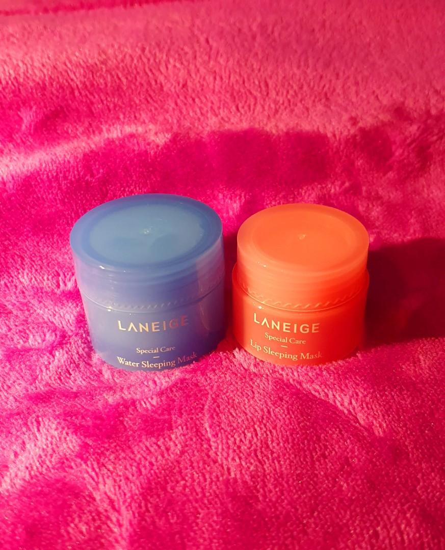 Laneige Lip and Water Sleeping Mask, Beauty & Personal Care, Face, Face ...