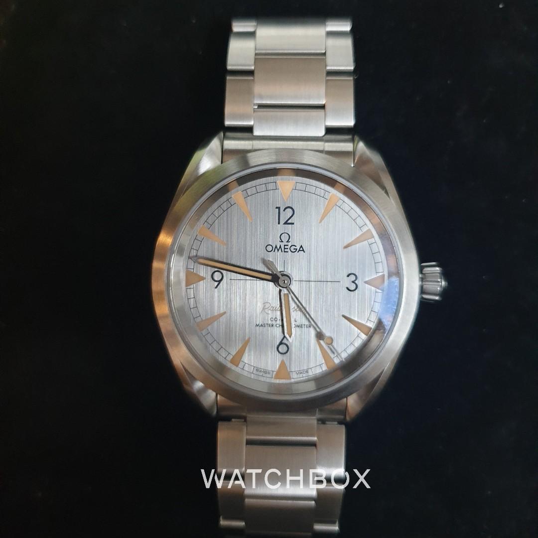 Omega Seamaster Railmaster Silver Dial 220.10.40.20.06.001, Luxury ...