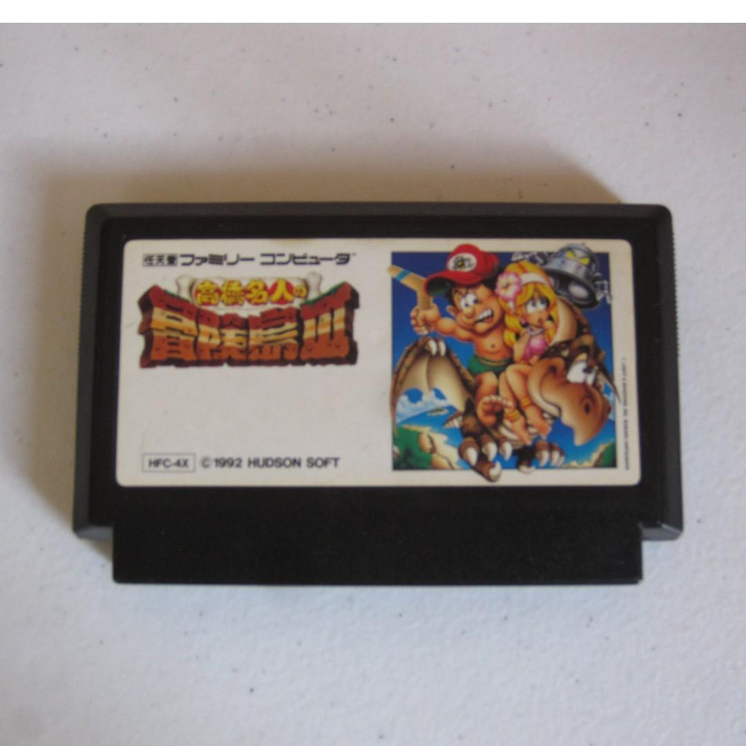 Original Adventure Island 3 famicom game for sale, Video Gaming, Video ...