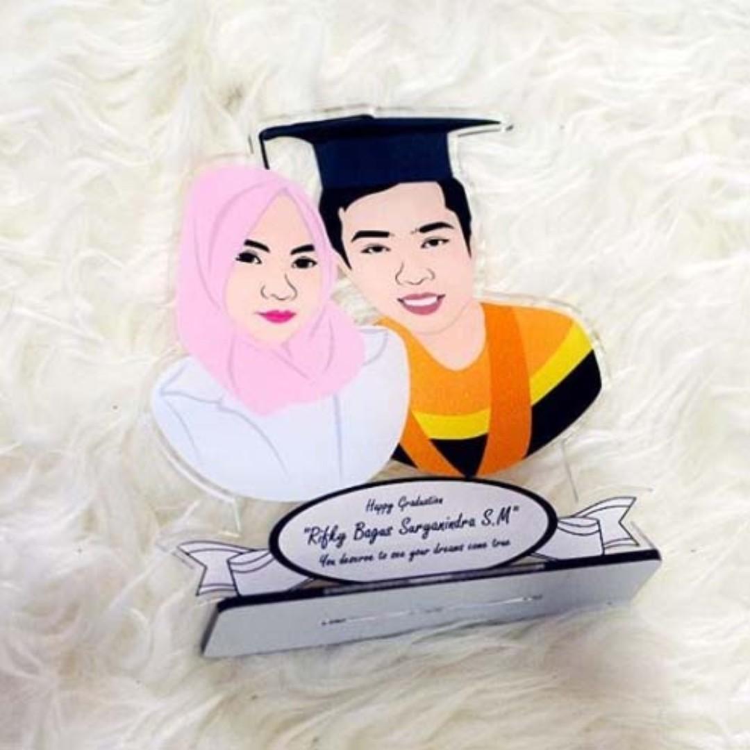 Personalized Graduation Gift - Acrylic Standee with Name, Hobbies ...