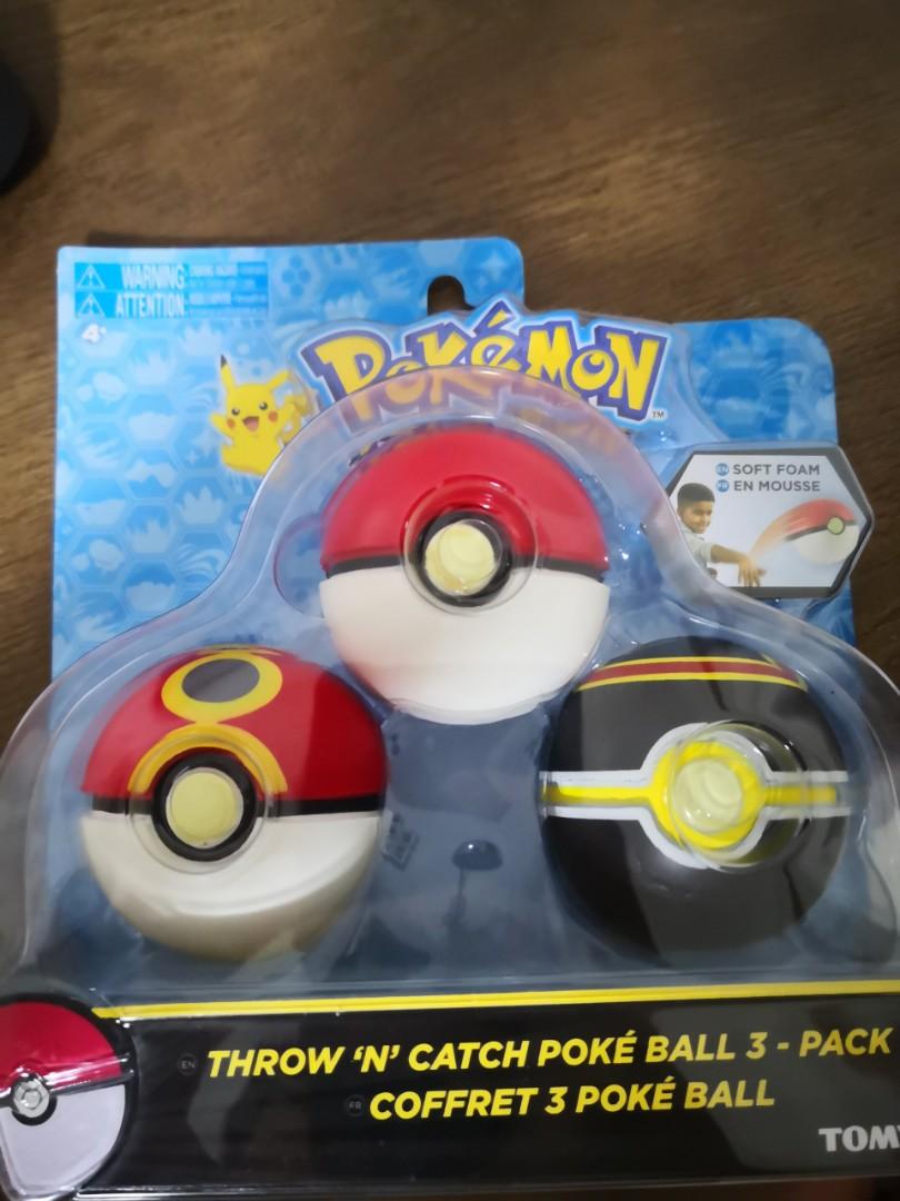 Pokemon Throw n catch poke ball, Hobbies & Toys, Toys & Games on Carousell