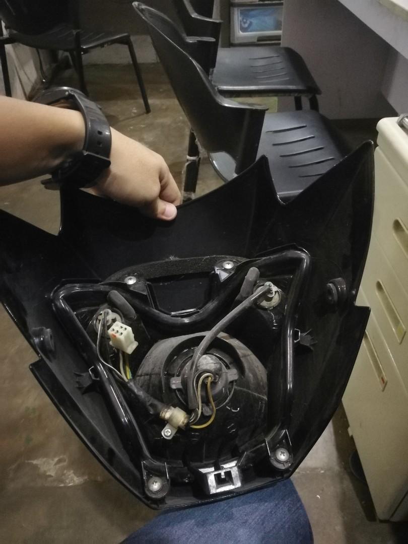 raider j 115 headlight cowling assembly lens, Motorbikes, Motorbike ...