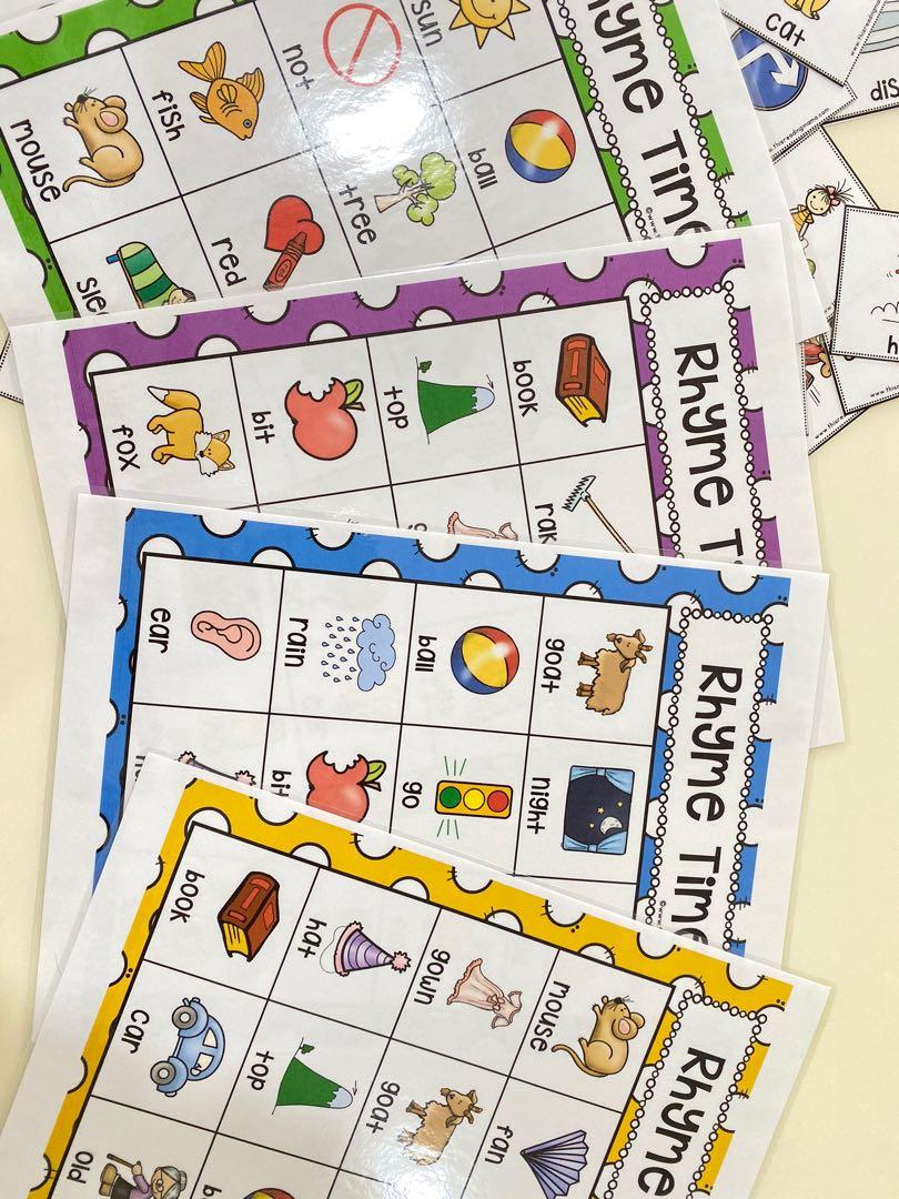 Rhyming time game, Hobbies & Toys, Books & Magazines, Children's Books ...