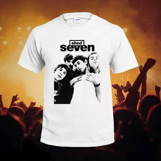 SHED SEVEN 004 STREETWEAR BAND T-SHIRT, Men's Fashion, Tops & Sets ...