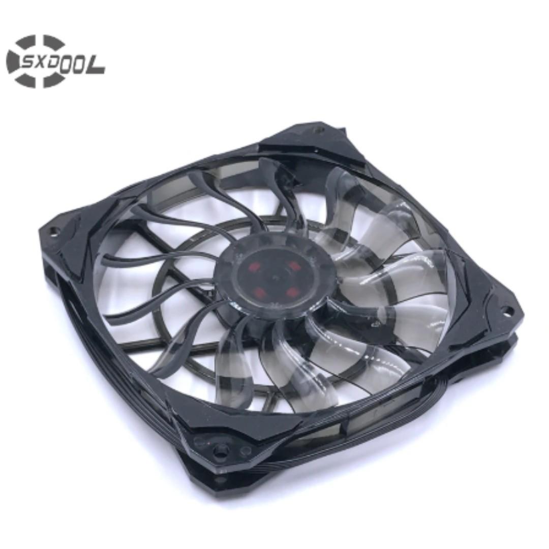 Slim 12cm 120mm PWM Controlled Fan 15mm Thickness Big Airflow ...