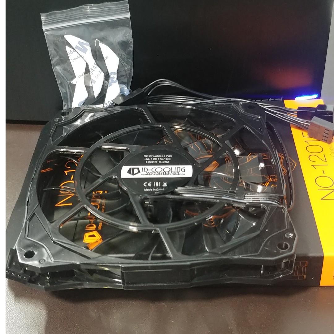 Slim 12cm 120mm PWM Controlled Fan 15mm Thickness Big Airflow ...