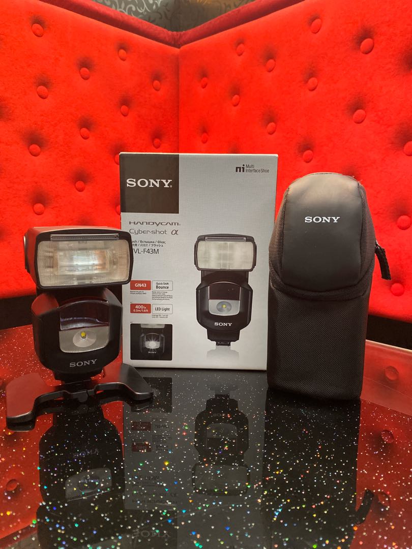 Sony HLV- F43M Flash for Sony Mirrorless Cameras, Photography, Cameras ...