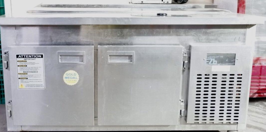 Stainless steel preparation table with chiller, TV & Home Appliances ...