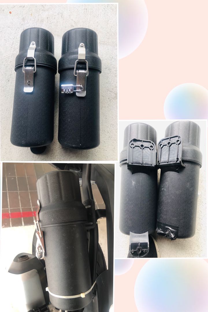 tool tube, Motorcycles, Motorcycle Accessories on Carousell