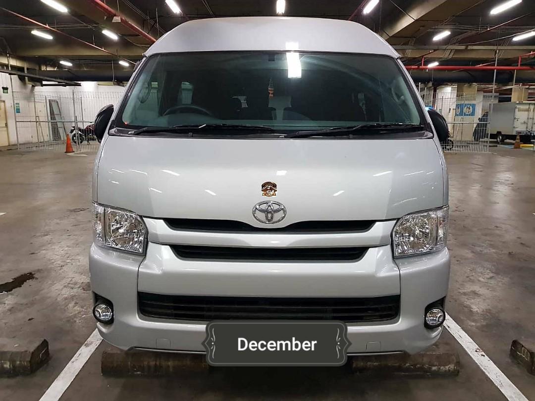 Toyota Hiace Commuter MT diesel 2018 angs 3.9 jt, Mobil & Motor, Mobil ...