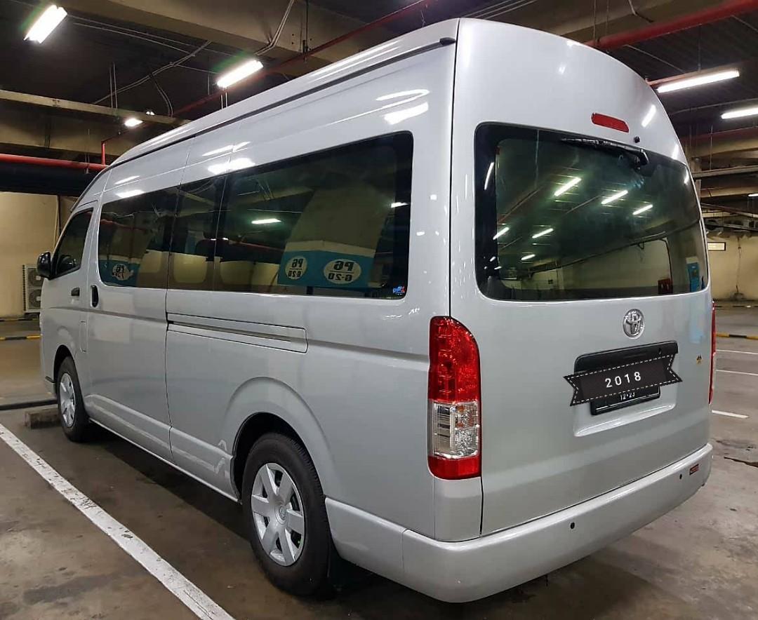 Toyota Hiace Commuter MT diesel 2018 angs 3.9 jt, Mobil & Motor, Mobil ...