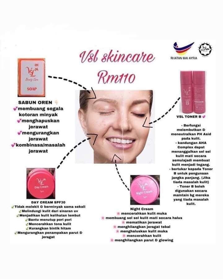 Vsl skincare, Beauty & Personal Care, Face, Face Care on Carousell