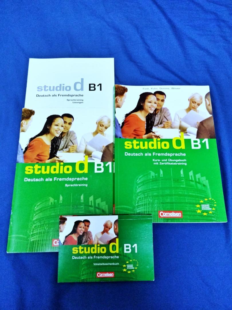 Studio d B1 German Book Set (3 Books) (+free personal notes) for SALES ...