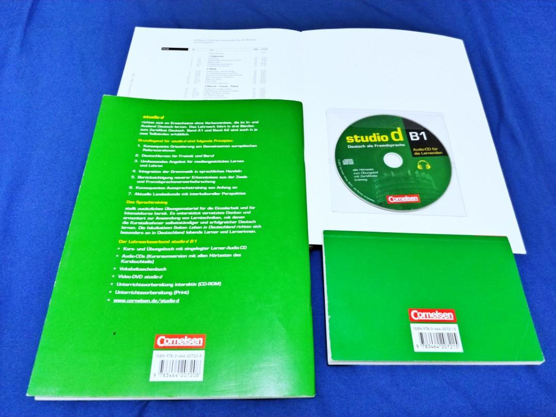 Studio d B1 German Book Set (3 Books) (+free personal notes) for SALES ...