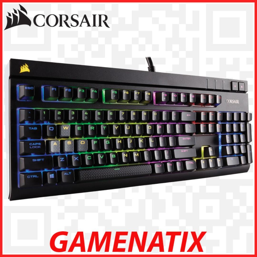 Corsair Strafe RGB MX Red Mechanical Gaming Keyboard, Computers & Tech ...