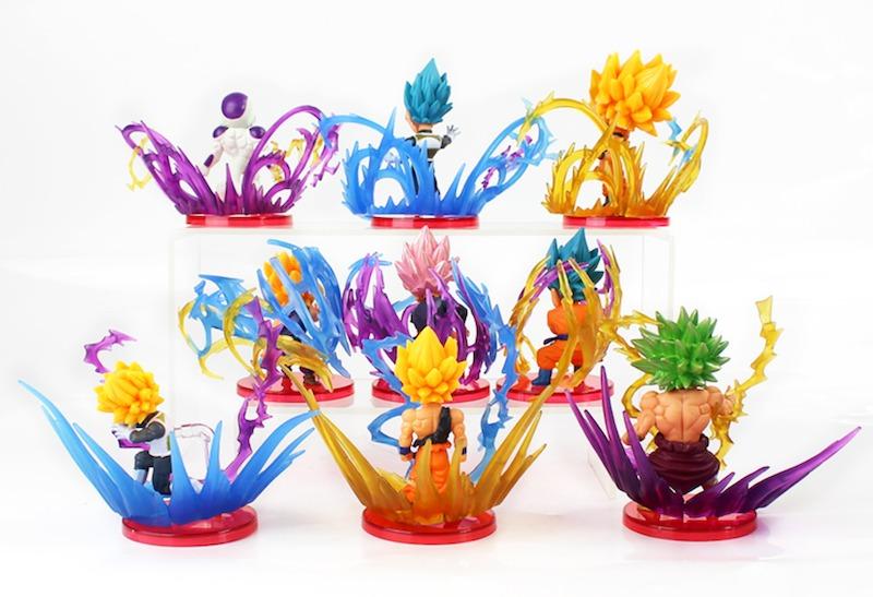 Dragon Ball Figures Son Goku Gohan Vegeta Trunks Frieza Broli Broly WCF ...