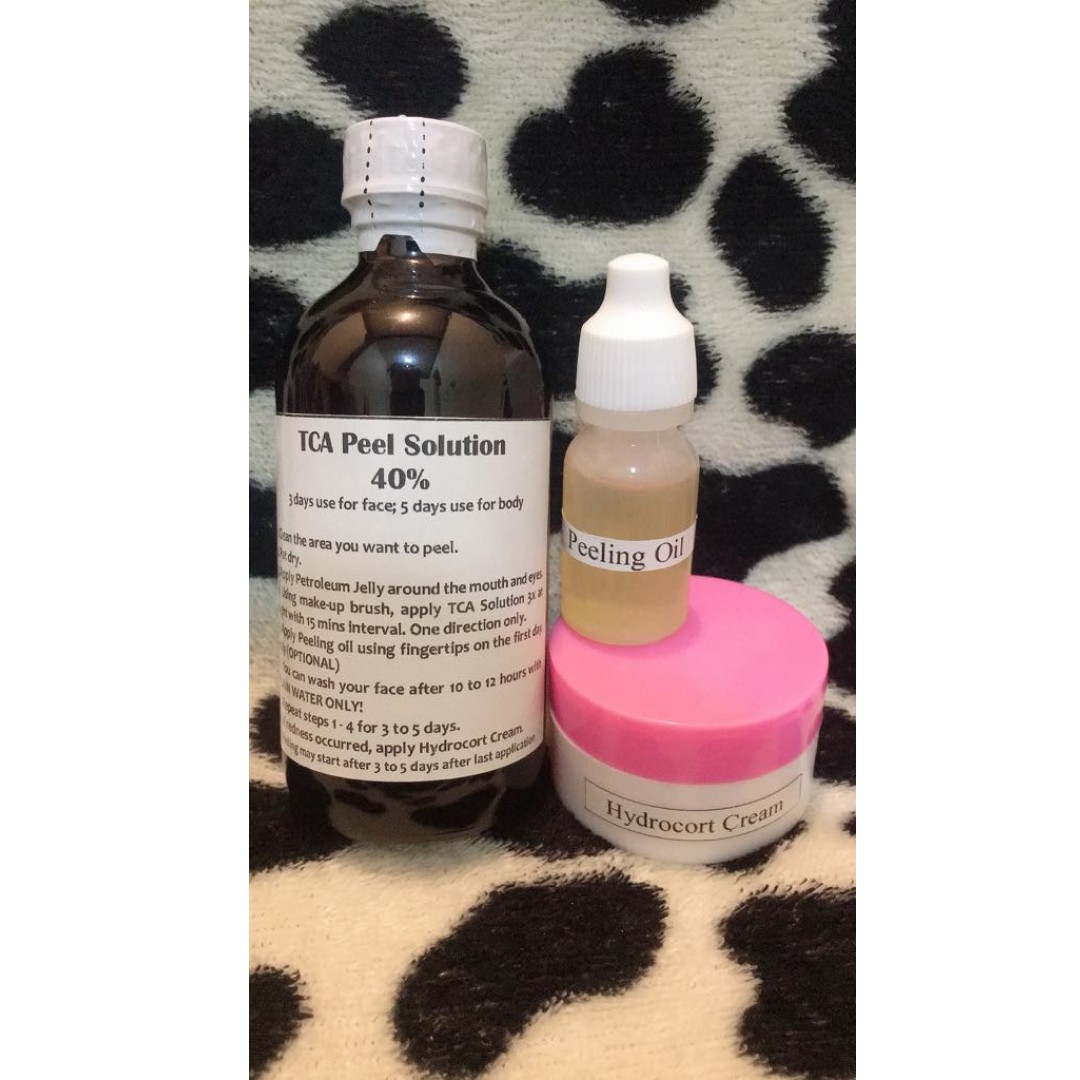 Face and Body Peeling Set 40% 120ml (TCA, Yellow Peel, Hydrocort ...
