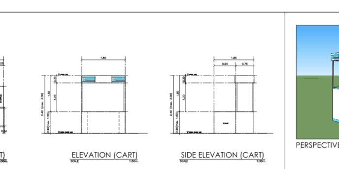 Food cart / Food kiosk, Furniture & Home Living, Kitchenware ...