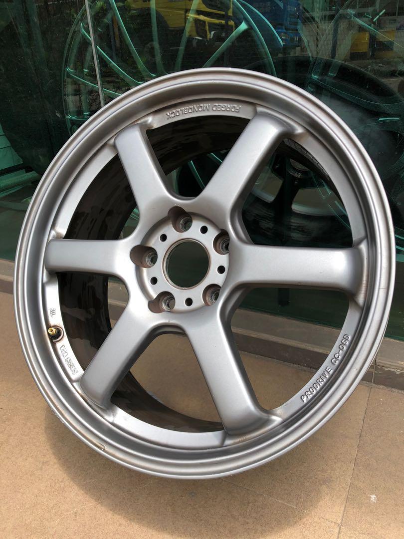 Genuine 18” Prodrive Forged rim, Car Accessories, Tyres & Rims on Carousell