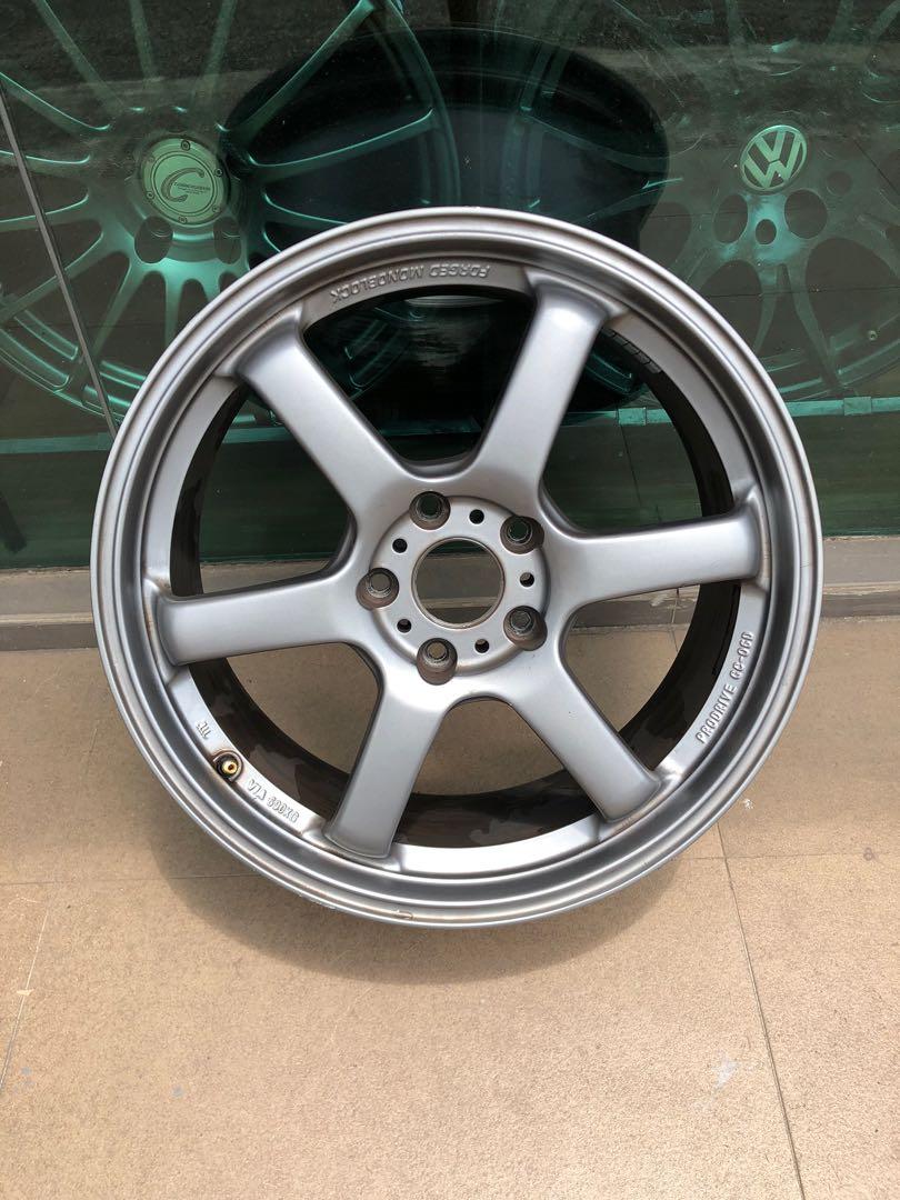 Genuine 18” Prodrive Forged rim, Car Accessories, Tyres & Rims on Carousell