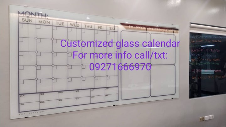 Glass board writing, Furniture & Home Living, Office Furniture ...