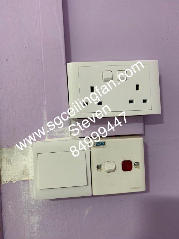 Electrical work , Hdb wall switches replacement, Home Services ...