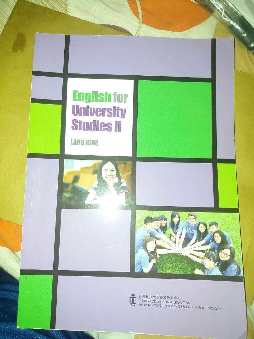 hkust Lang 1003 English for University studies II, 興趣及遊戲, 書本 & 文具, 書本及雜誌 - 補充練習 - Carousell