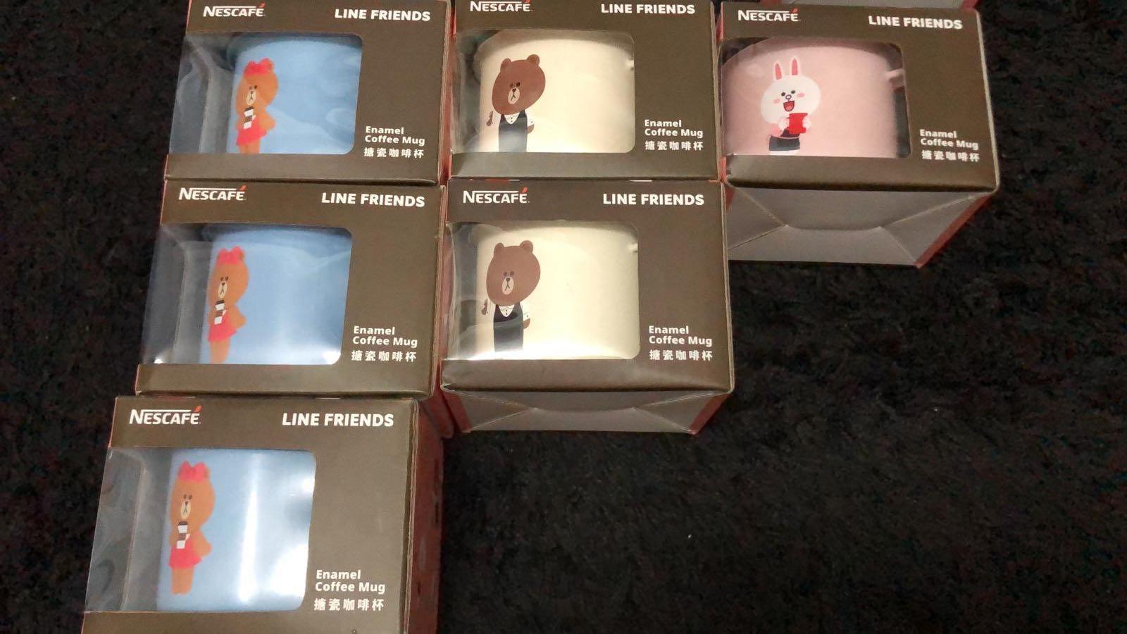 Line Friends Enamel cup (collaboration with Nescafe Hong Kong ...