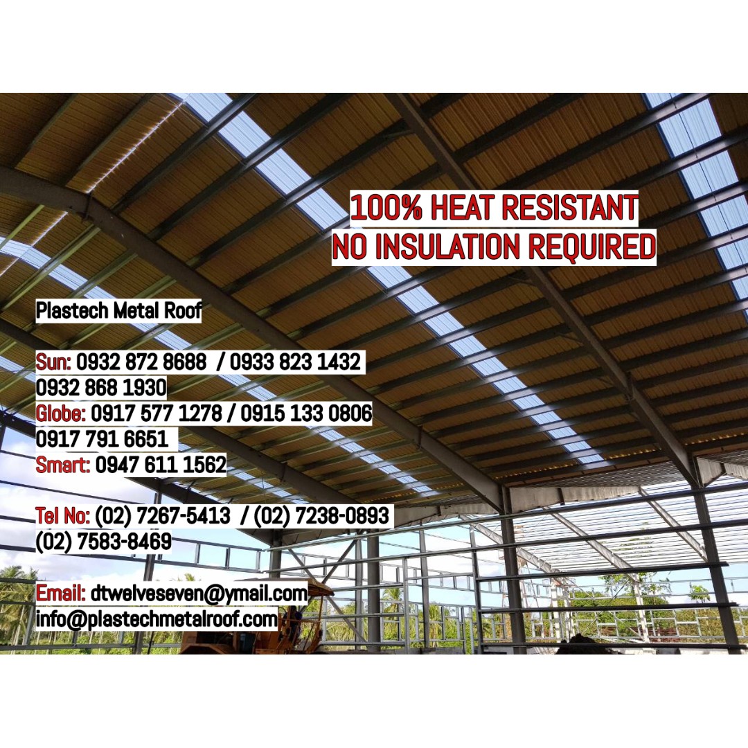 Longspan Ribtype Super Cool uPVC Rust Free Roofing, Commercial ...