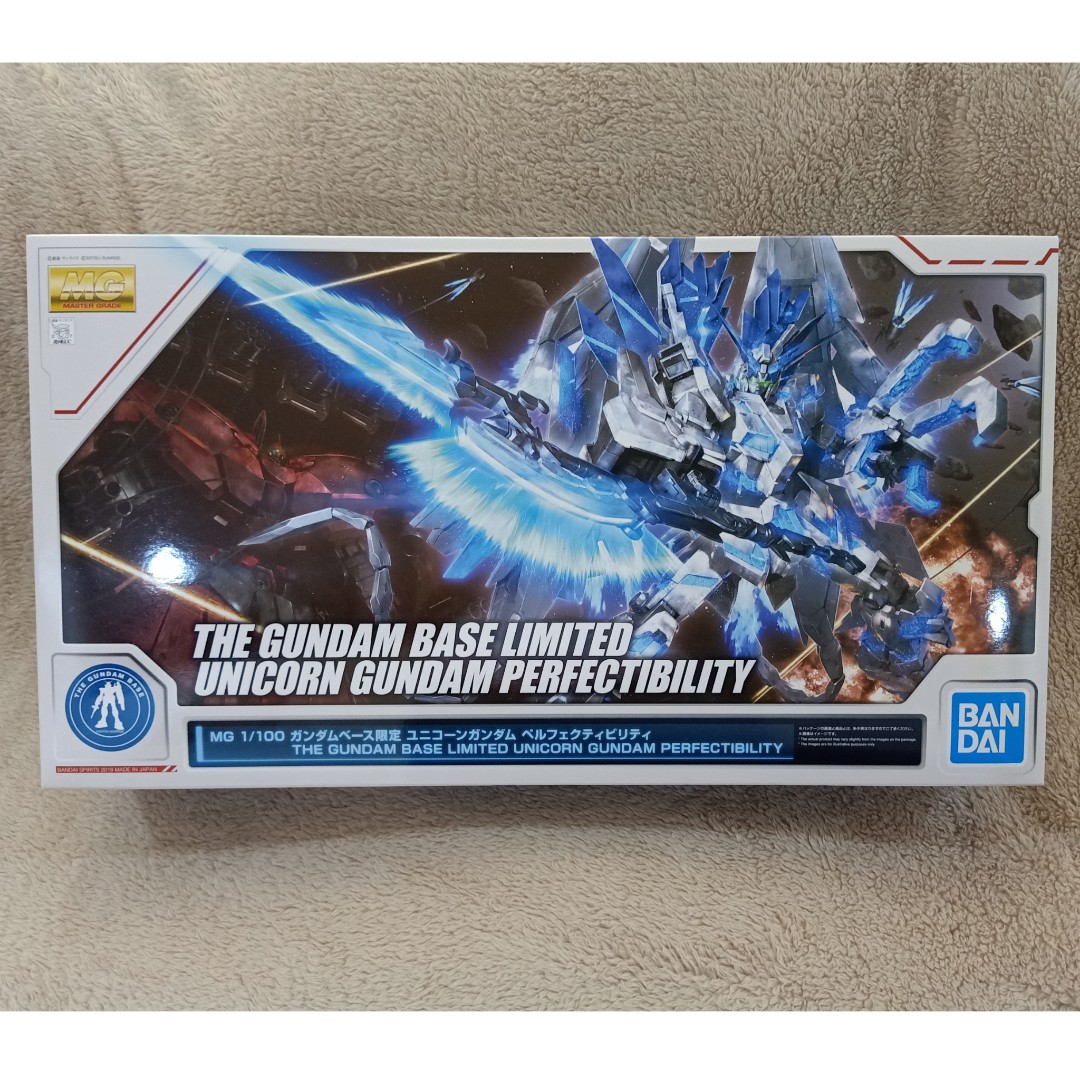 MG Gundam Base Limited Unicorn Gundam Perfectibility, Hobbies & Toys ...