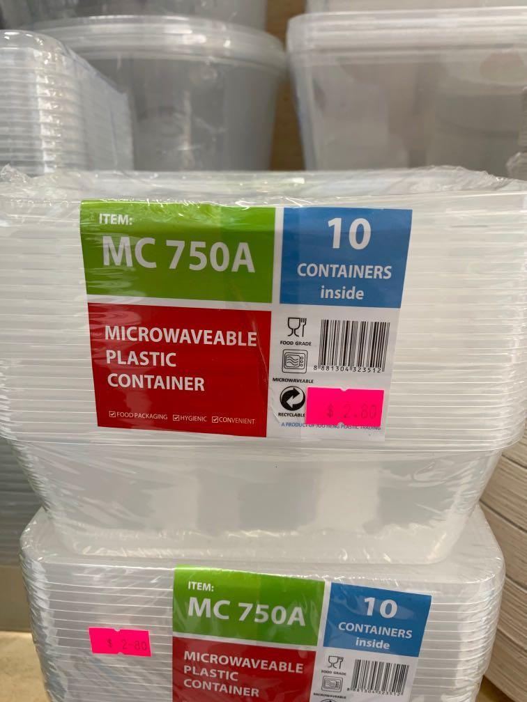Microwavable Plastic Container MC750A, Everything Else on Carousell